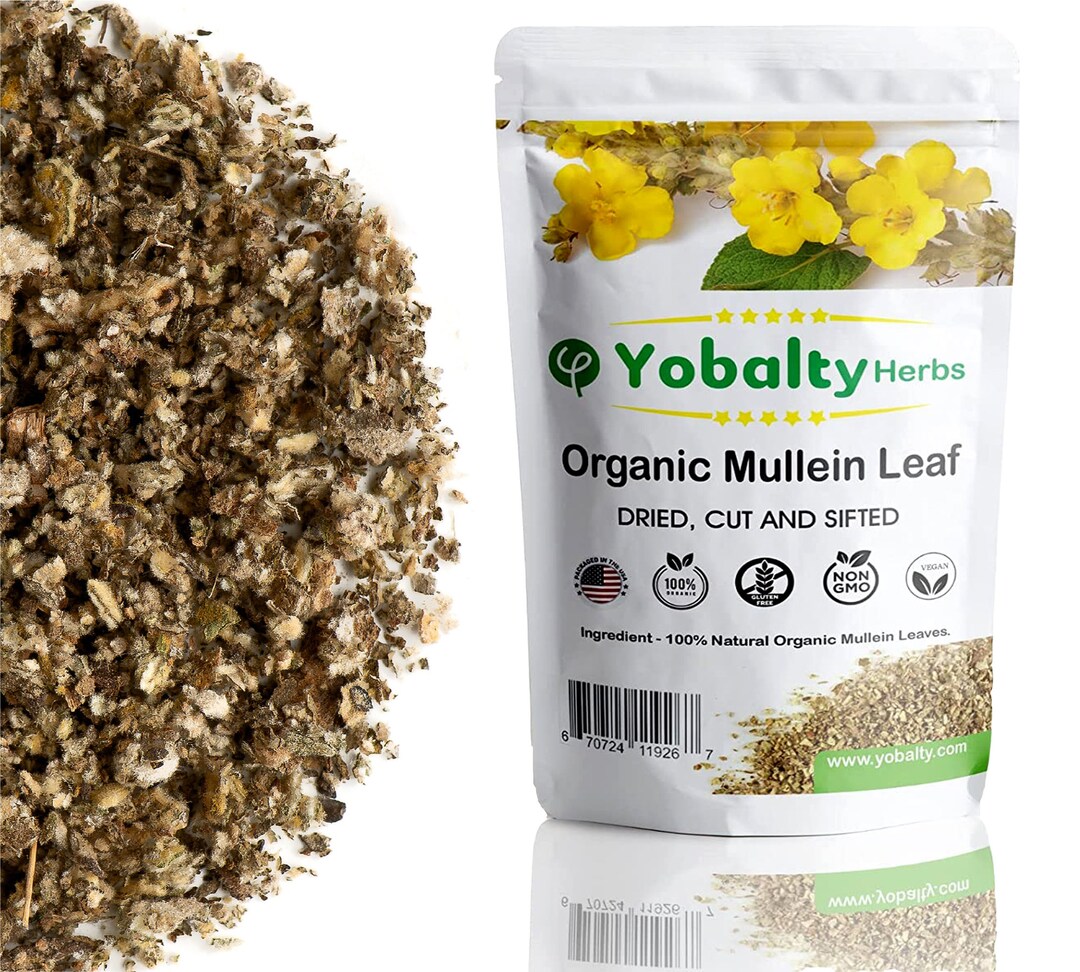 Mullein Leaf Organic pack 1oz Mullein Tea Vegan Tea Loose - Etsy