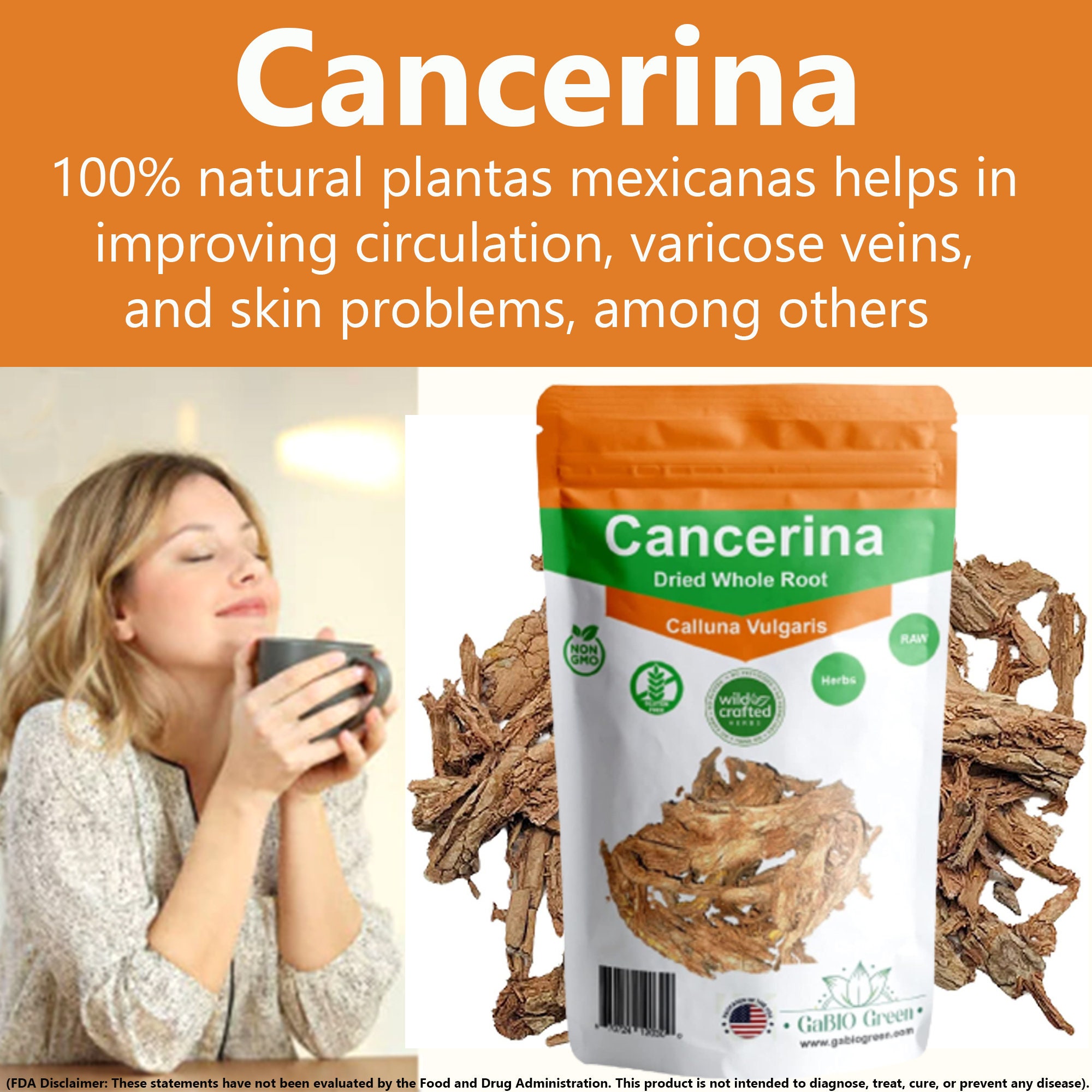 Cancerina Hierba Mexicana pack 2oz Cancerina Tea Herbs, Calluna ...