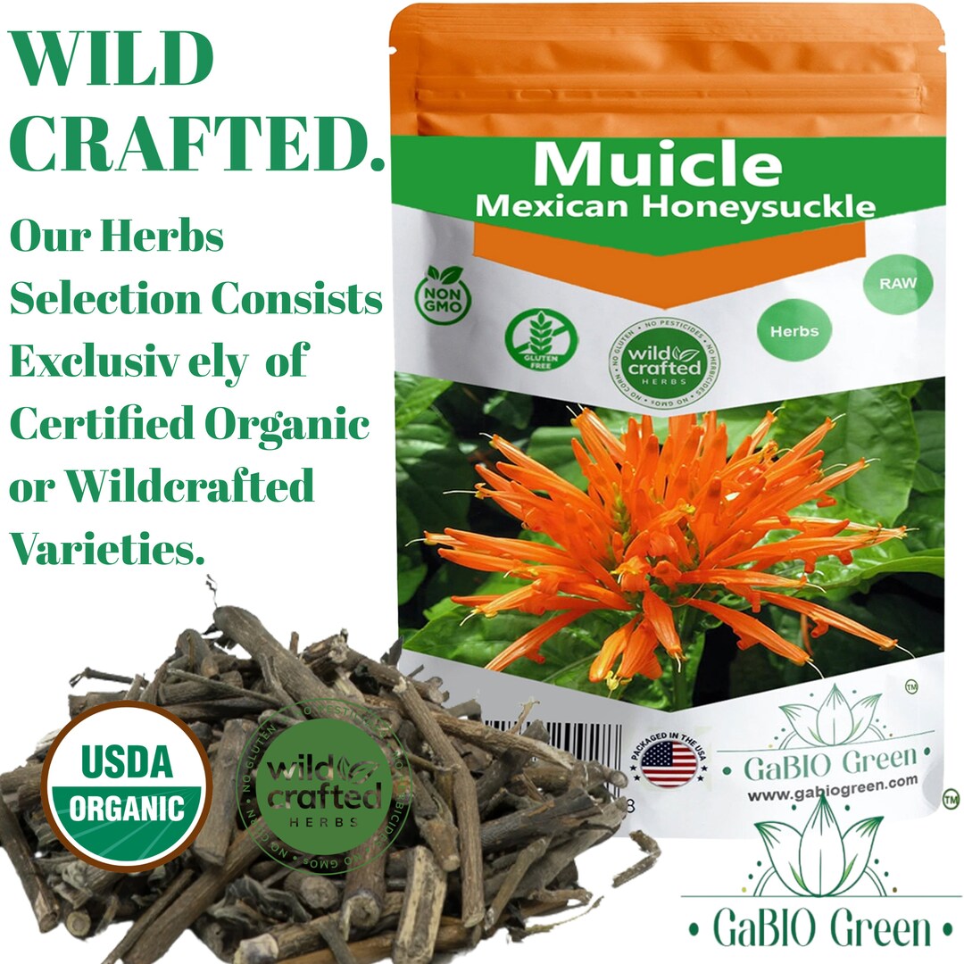 Muicle Mexican Herbs pack 2oz Honeysuckle Gabiogreen Organic and ...
