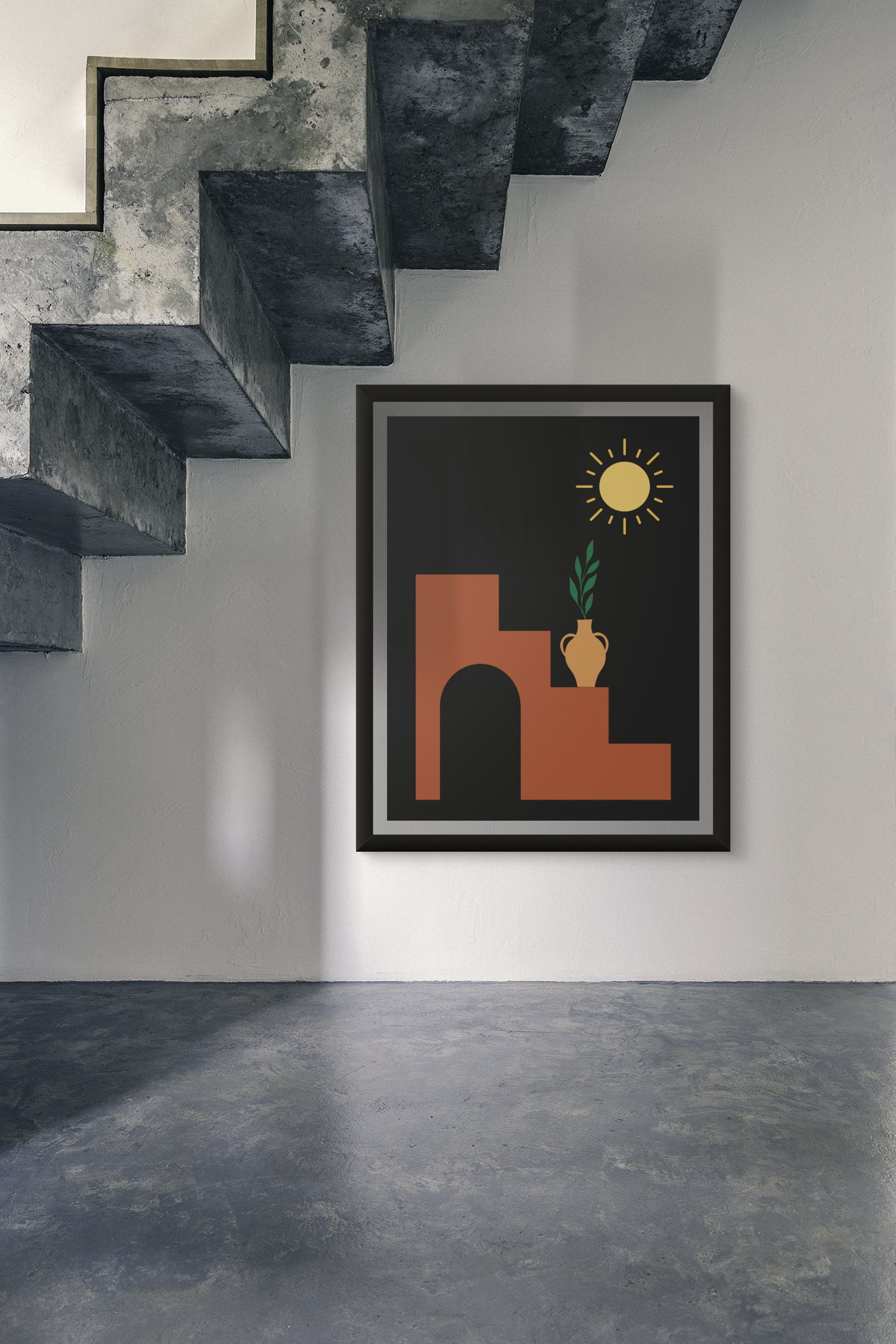Moroccan Steps Art Print, Architectural Home Decor (digital Download ...