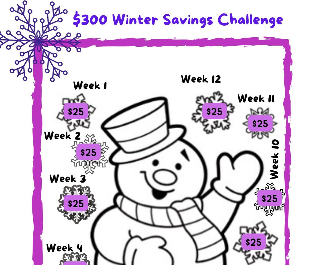 Winter Savings Challenge - Etsy
