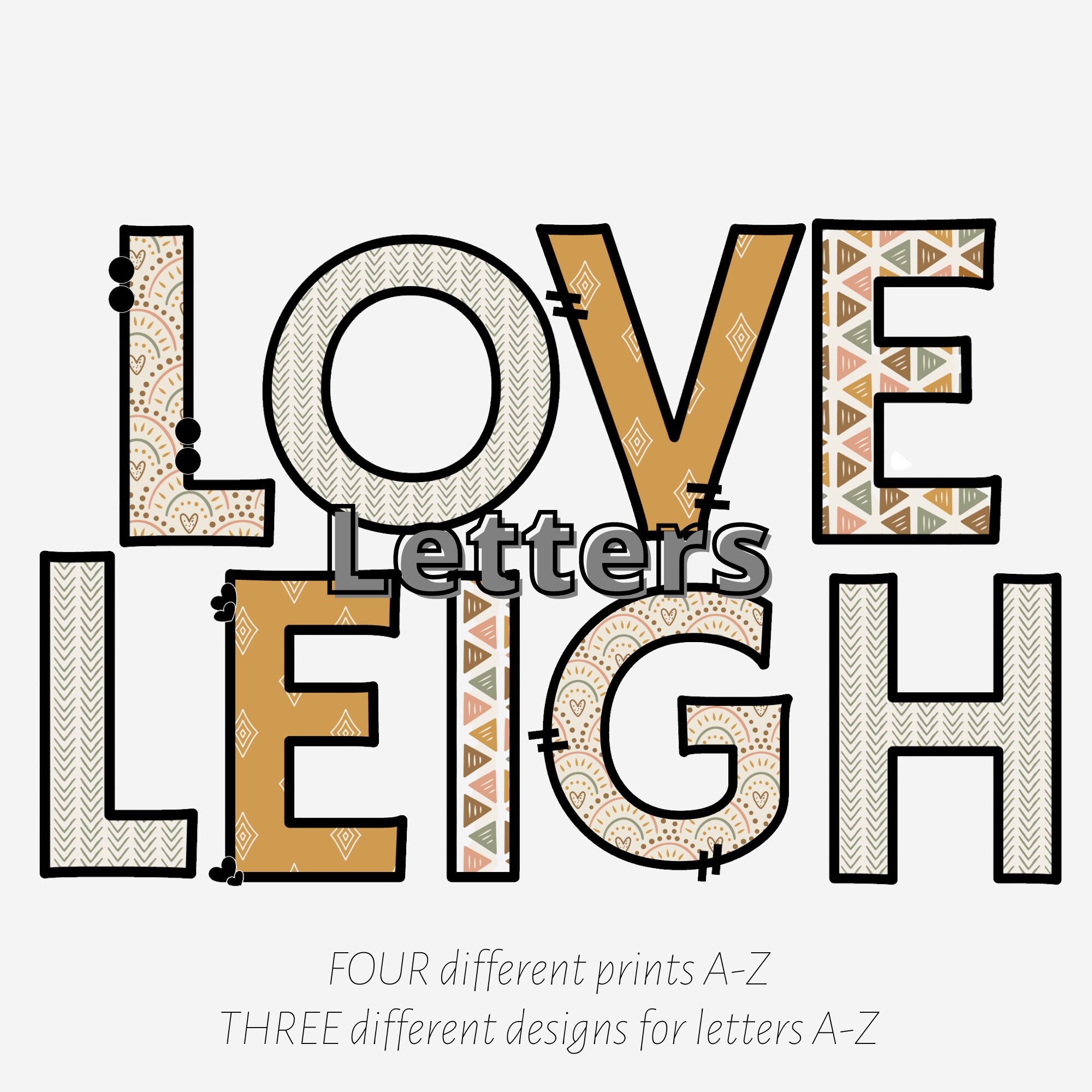 BUNDLE, Bulletin Board Letters, Alphabet Letters, Classroom Decor, ABC ...