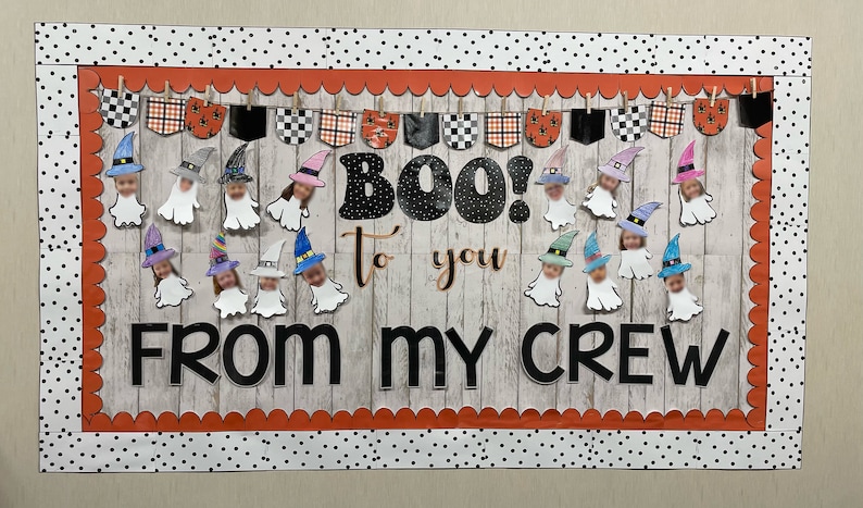 October Bulletin Board Display and Student Activity, Halloween Bulletin ...