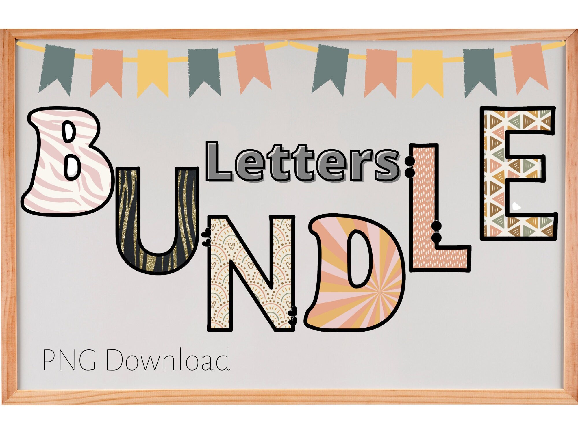 BUNDLE, Bulletin Board Letters, Alphabet Letters, Classroom Decor, ABC ...
