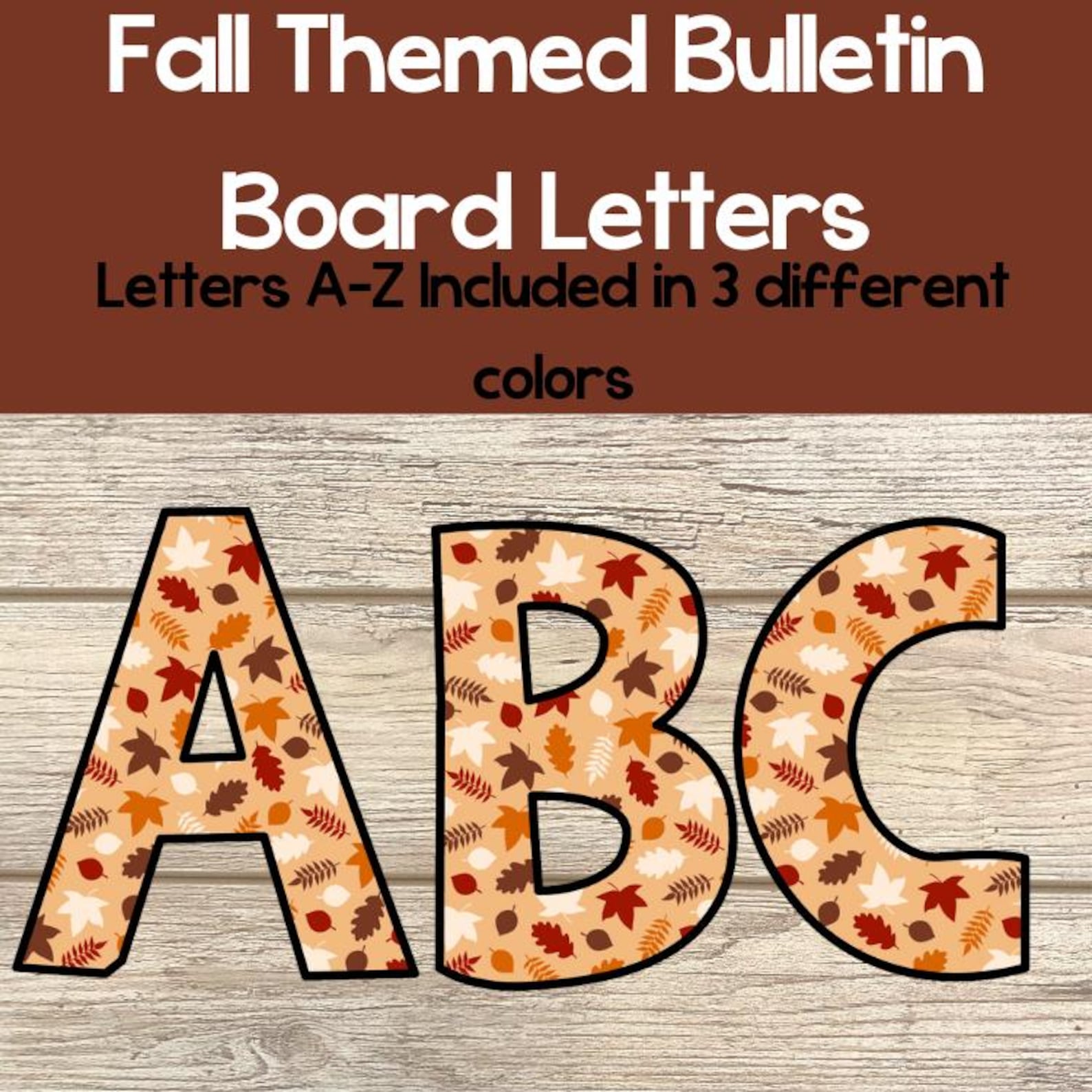 Fall Bulletin Board Letters, Fall Tshirt Design, Alphabet Letters, Fall ...