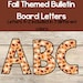 Fall Bulletin Board Letters, Fall Tshirt Design, Alphabet Letters, Fall ...