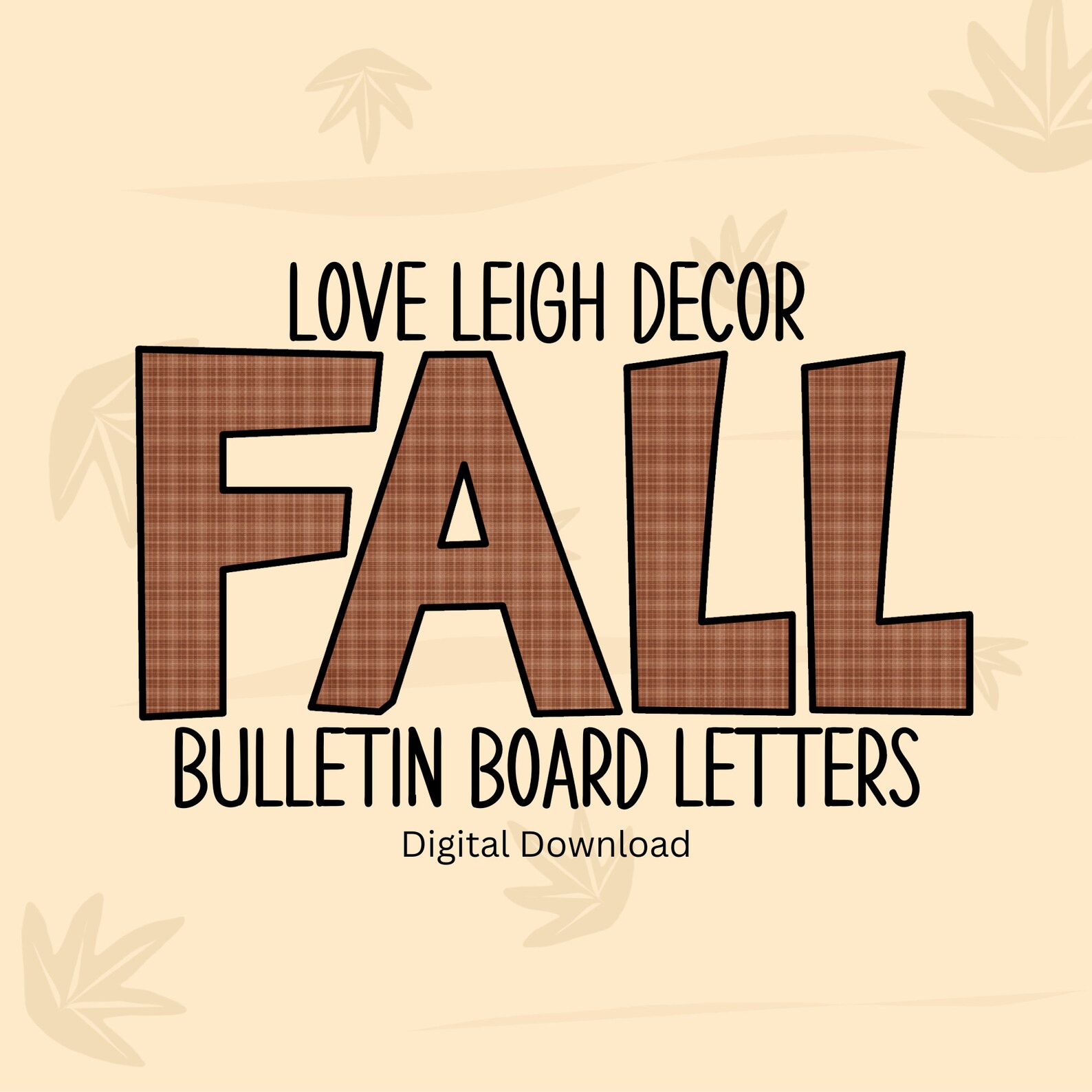 Fall Bulletin Board Letters Fall Tshirt Design Alphabet - Etsy