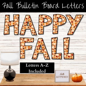 Fall Bulletin Board Letters, Fall Tshirt Design, Alphabet Letters, Fall ...