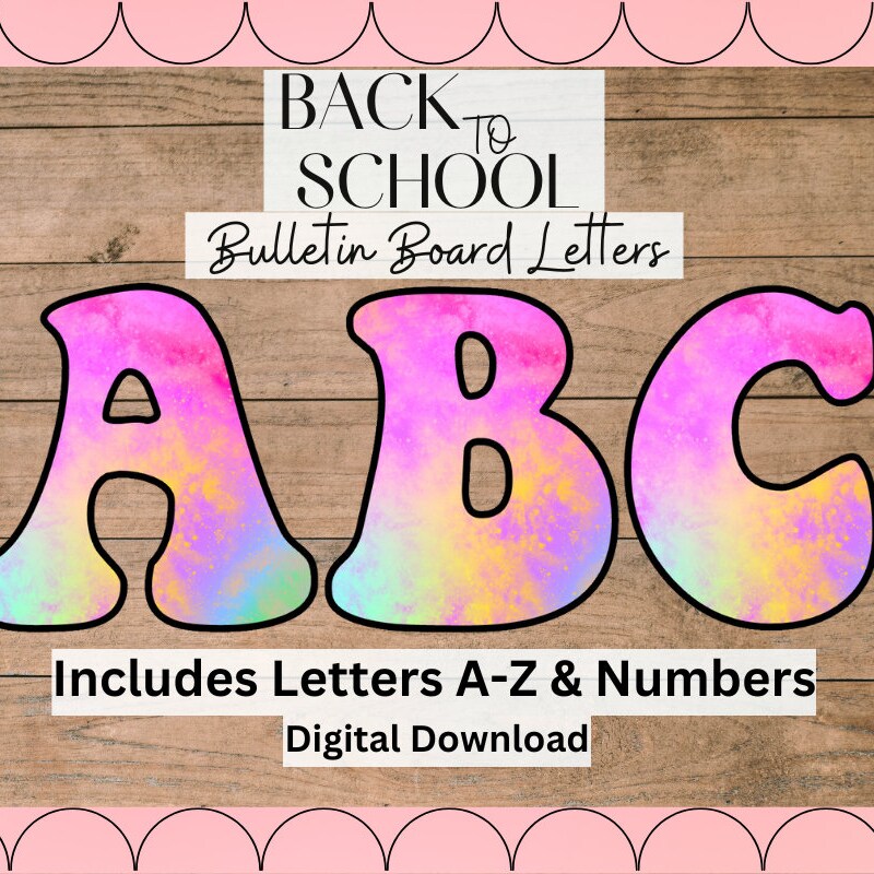 Bulletin Board Letters - Etsy