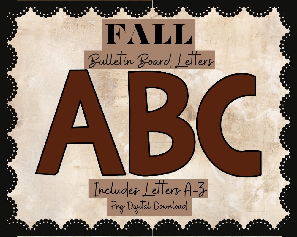 Fall Bulletin Board, Thanksgiving Bulletin Board Letters, Fall ...