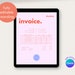 INVOICE TEMPLATE | Invoice Template Canva | Invoice Template Small ...