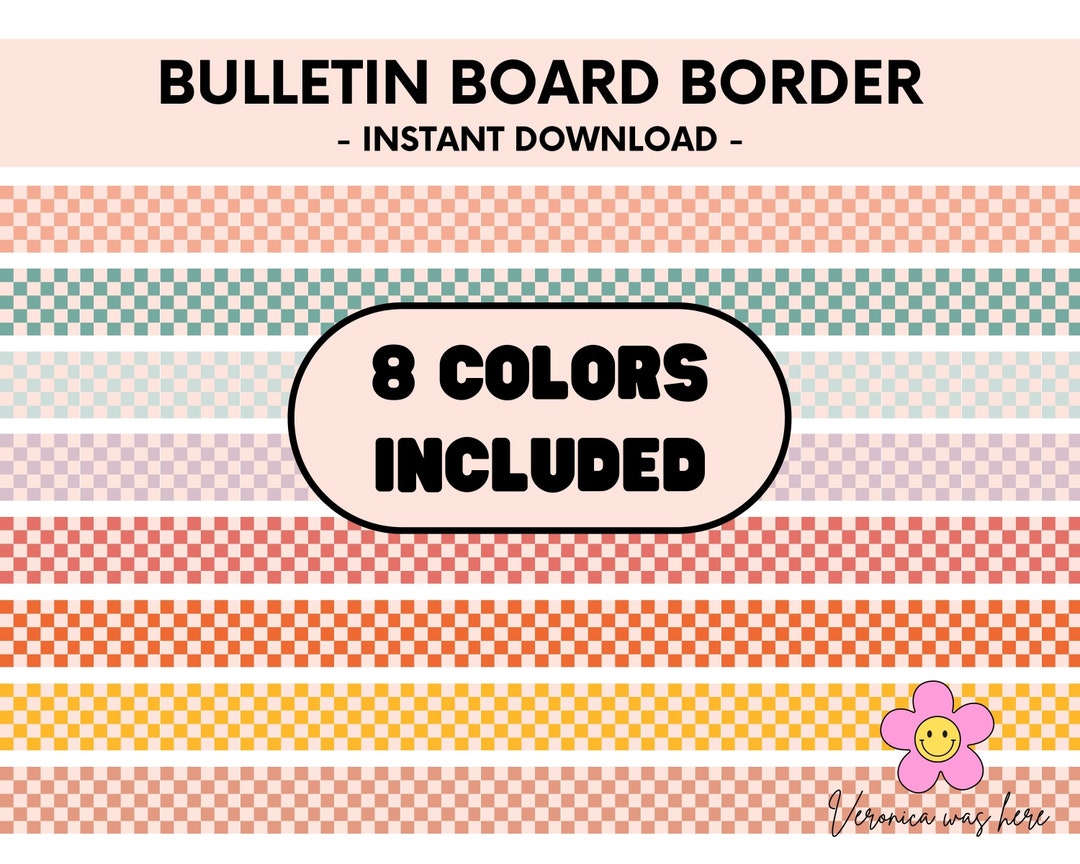 Bulletin Board Border Bulletin Board Decor Classroom Bulletin Board ...