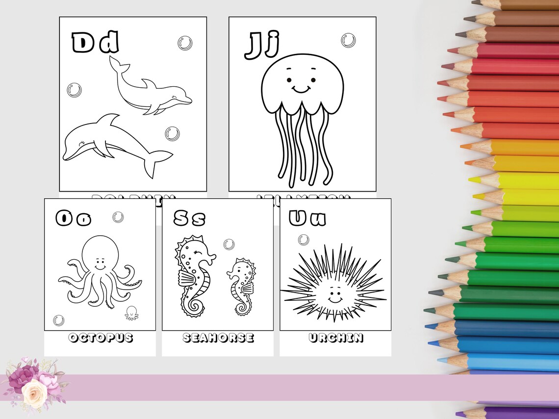 Printable Colouring Pages, Colouring Pages for Kids, Sea Creatures ...