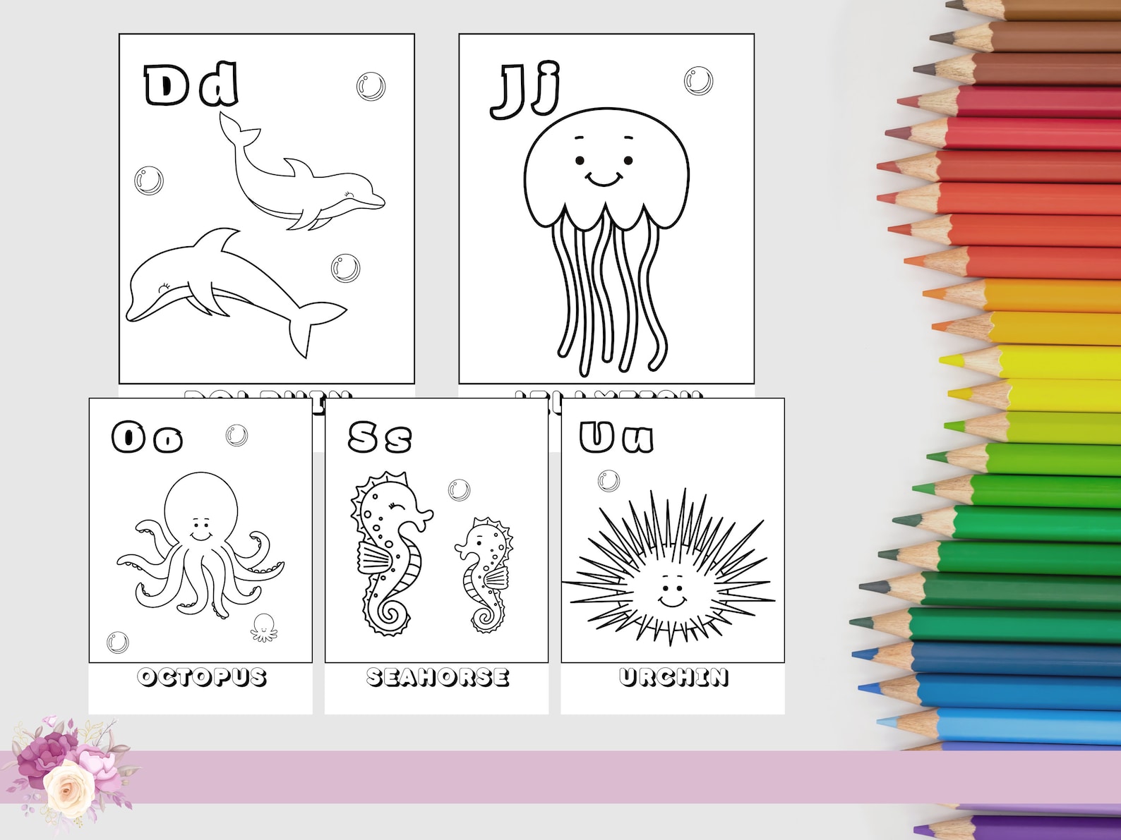 Printable Colouring Pages, Colouring Pages for Kids, Sea Creatures ...