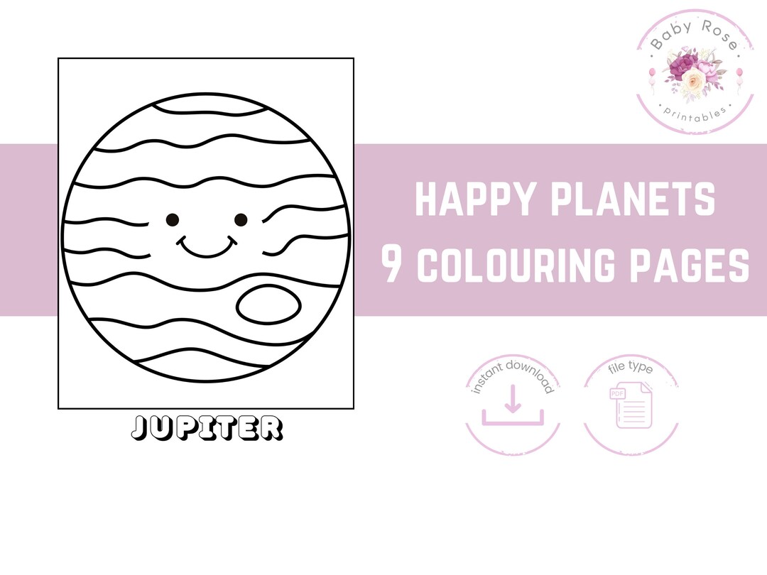 Printable Colouring Pages, Colouring Pages for Kids, Planets, Space ...