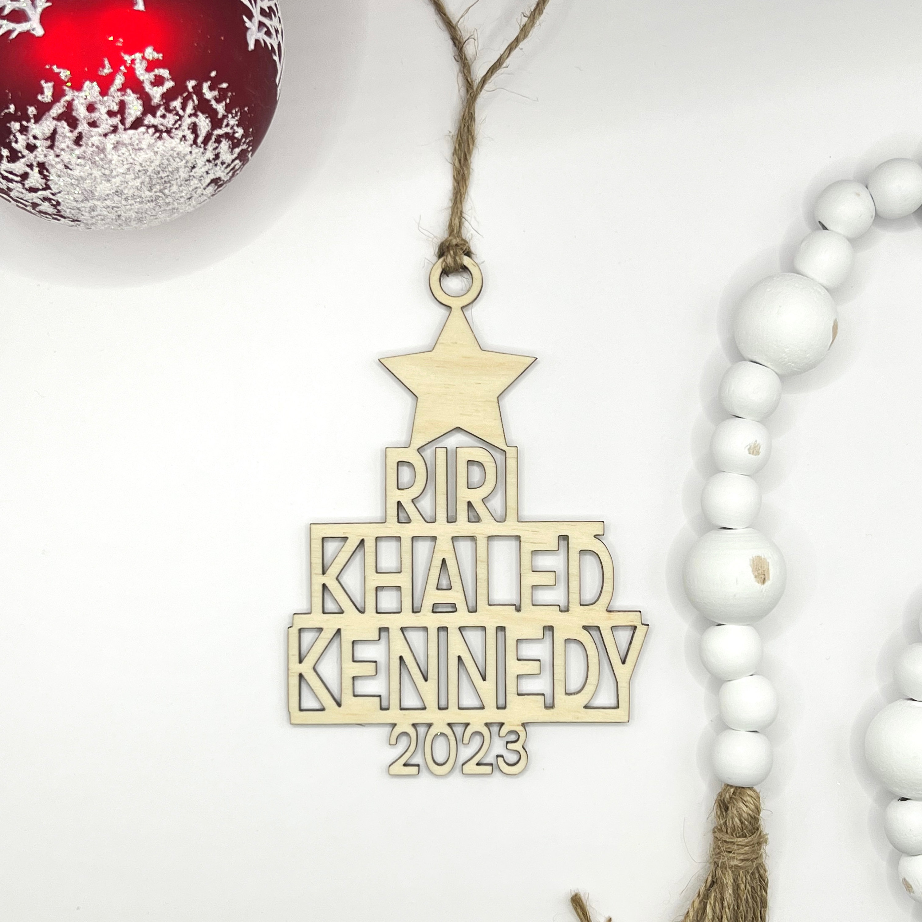 Personalized Name Tree Ornament | Custom Names | Christmas Tree Family ...