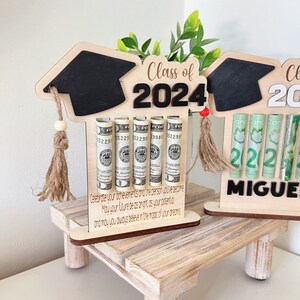 Free Standing Money Scroll Holder | Card | Graduation Gift - Etsy