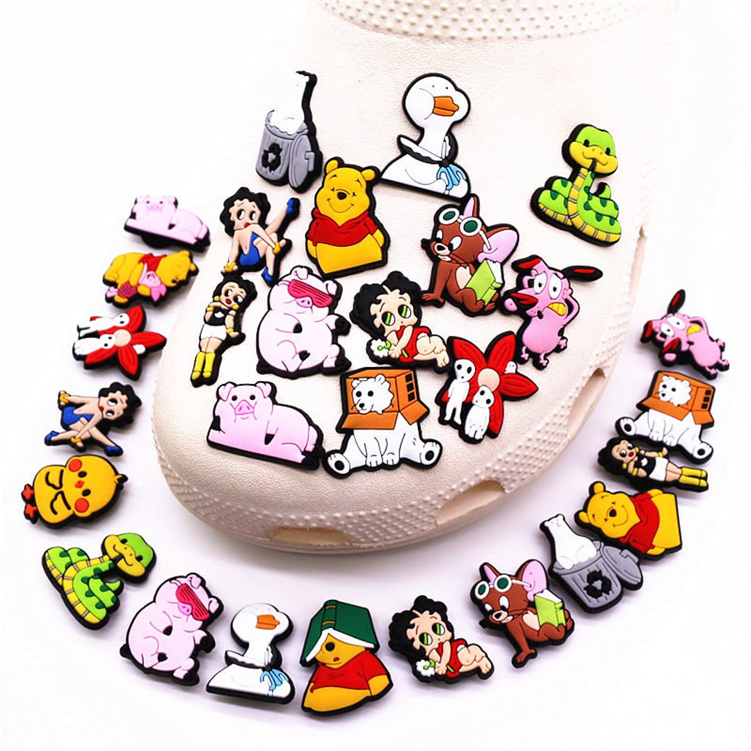 PVC Designer Cartoon Shoes Pins - Etsy