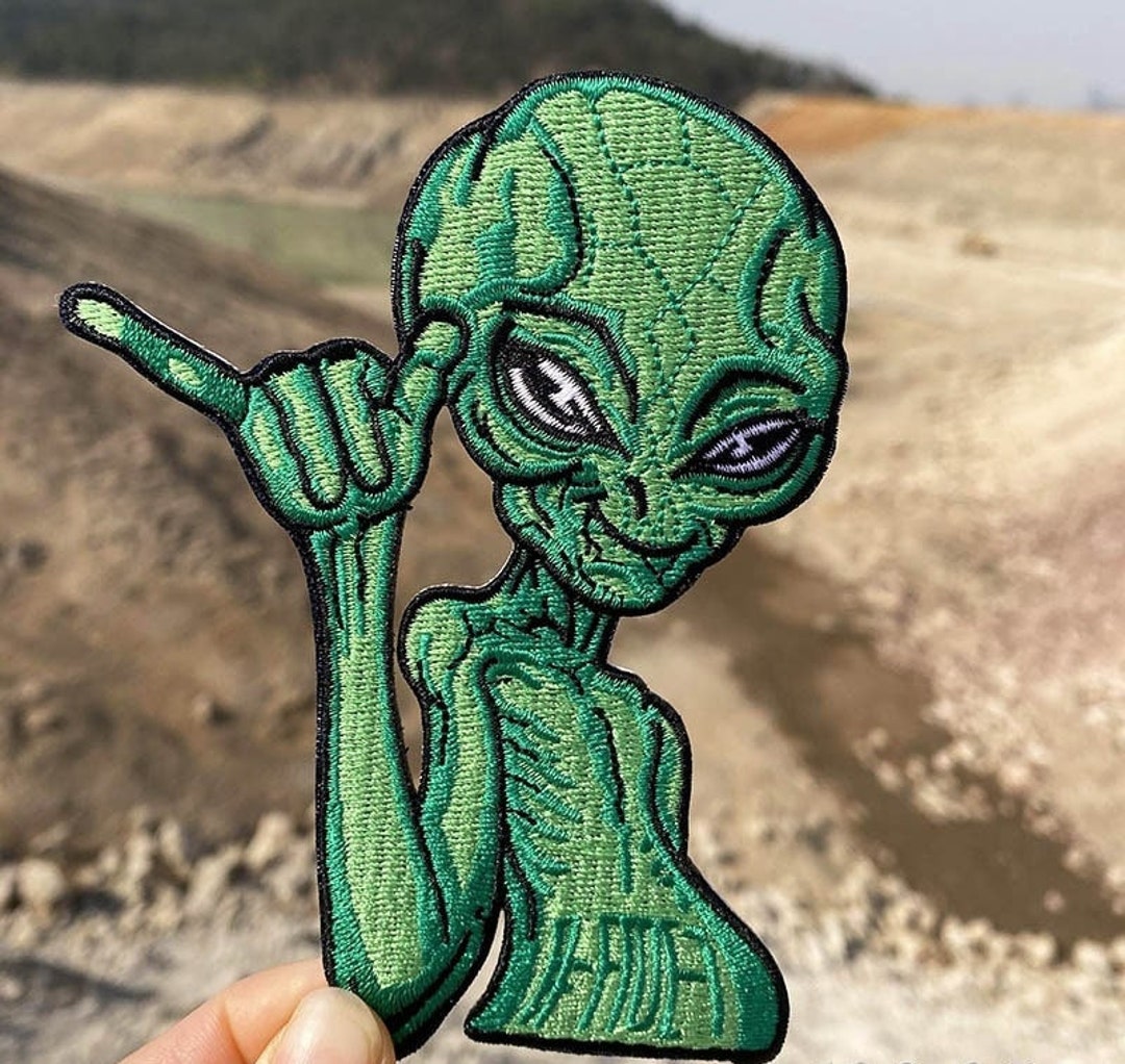 Alien UFO Patches for Clothes - Etsy