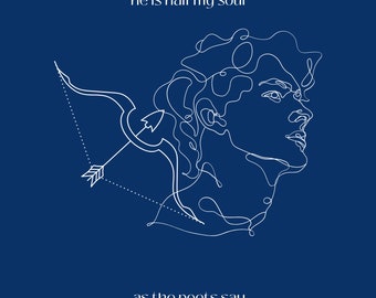 Printable 'the Song of Achilles' Art Quote by Madeline Miller Greek ...