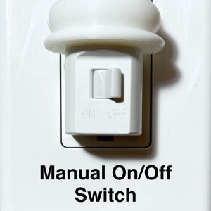 Owl Night Light Plug in LED Light for Bedroom Decor, Manual Switch or ...