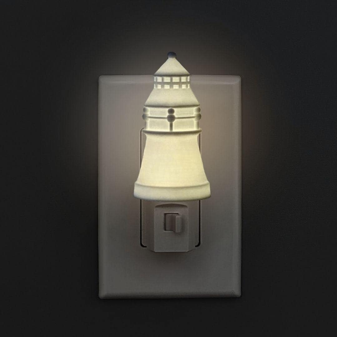 Lighthouse Night Light, Wall Plug In, Automatic Sensor or Manual on off ...