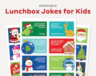 Printable Lunchbox Jokes for Kids, Back to School Notes, Cute Silly ...