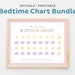 Editable Bedtime Printable Bundle Sleep Sticker Chart - Etsy