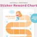 Mermaid Reward Chart for Kids, Sticker Reward Chart, Kids Chore ...