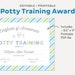 Editable Potty Training Award Certificate, Potty Training Award ...