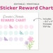 Butterfly Reward Chart for Kids, Sticker Reward Chart, Kids Chore ...