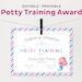 Editable Potty Training Award Certificate, Potty Training Award ...
