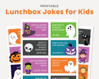 Halloween Jokes Printable - Etsy