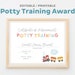 Editable Potty Training Award Certificate, Potty Training Award ...