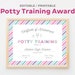 Editable Potty Training Award Certificate, Potty Training Award ...