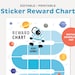 Space Astronaut Reward Chart for Kids, Sticker Reward Chart, Chore ...