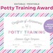 Editable Potty Training Award Certificate, Potty Training Award ...