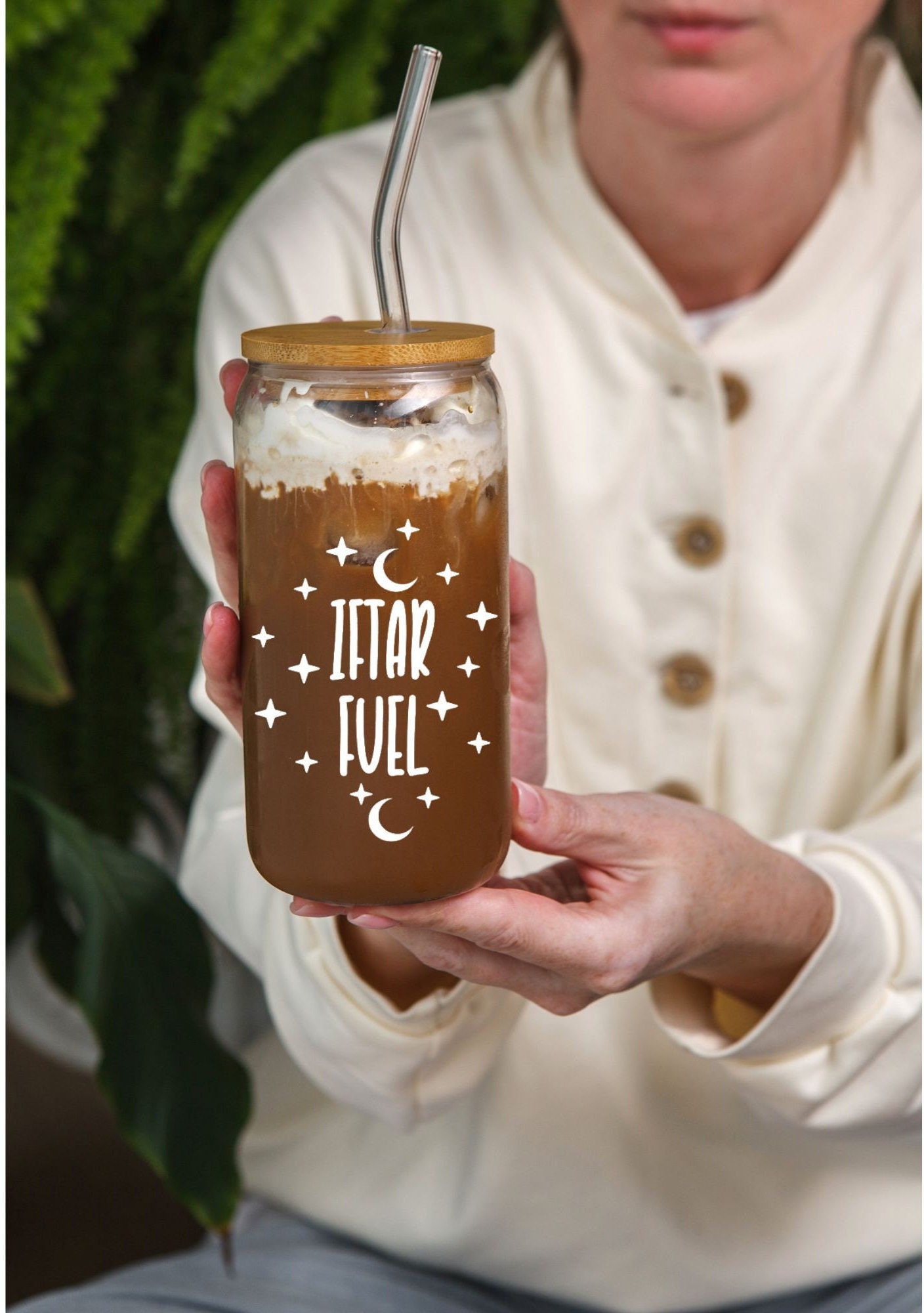 Iftar Fuel Glass Can - Ramadan Gift - Muslim Friends and Family Gift ...
