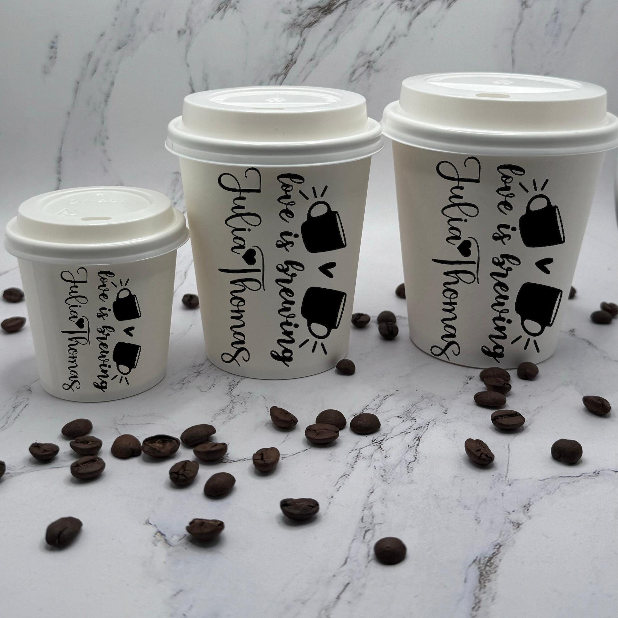 Personalized Disposable Cups - Couple Disposable Beverage Cups - Custom ...