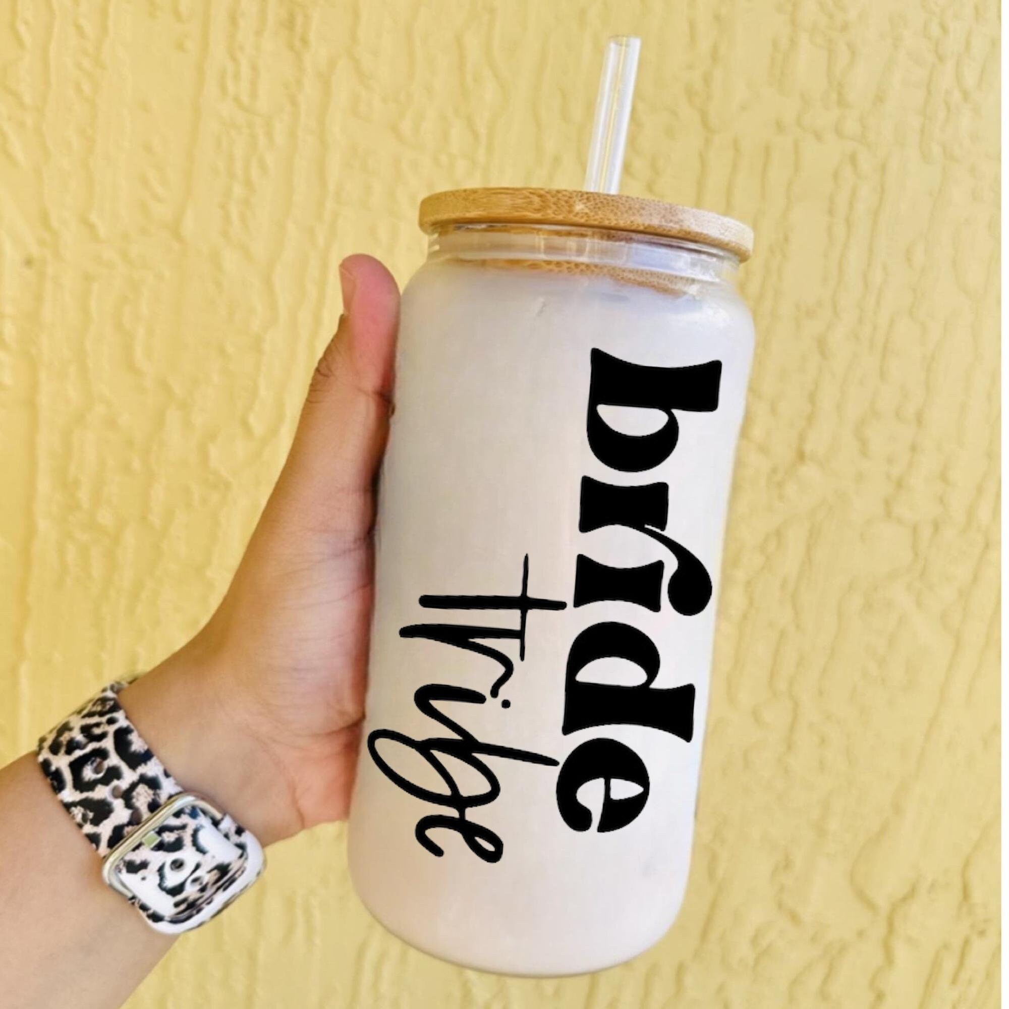 Bride Tribe Glass Bride Tribe Coffee Cup Bride Tribe - Etsy