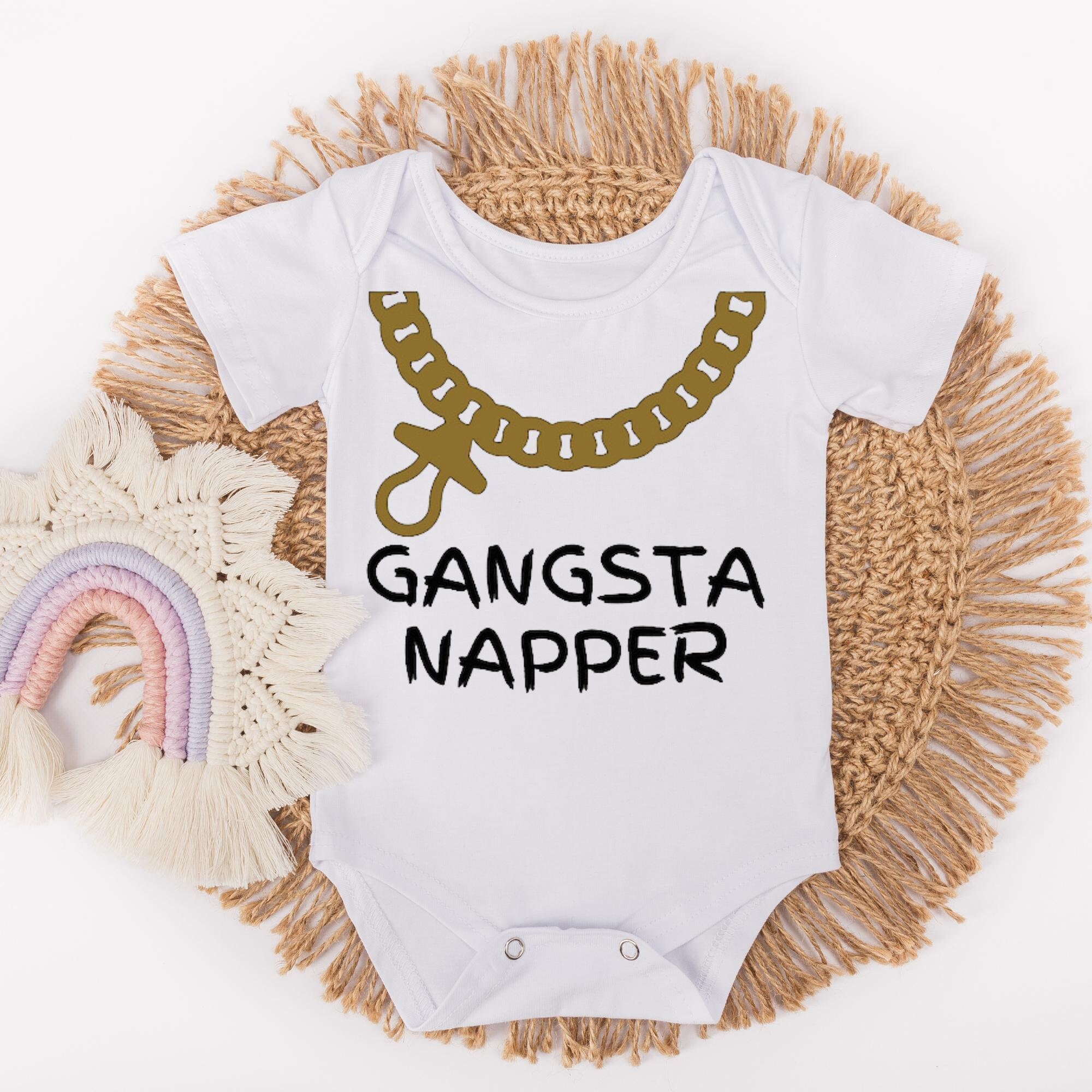 Gangsta Napper Baby Bodysuit Funny Baby Bodysuit Baby Shower Gifts ...