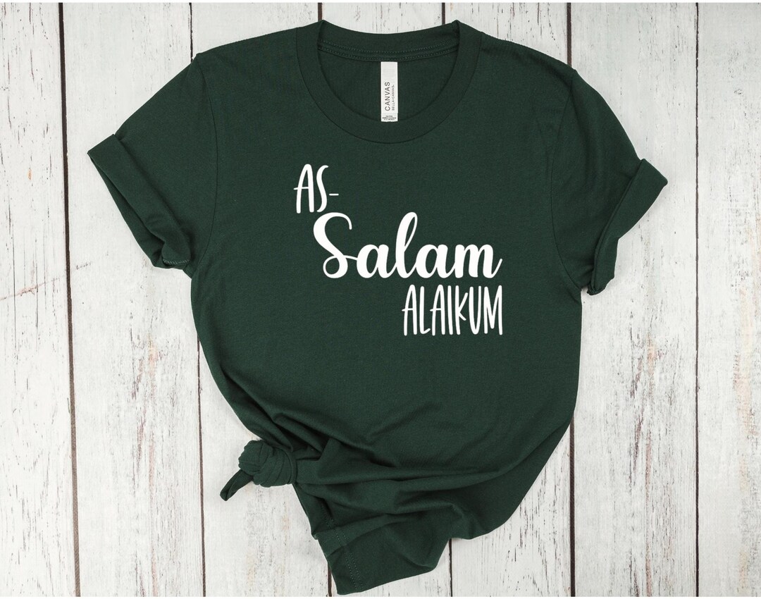 As Salam Alaikum Shirt - Islamic Shirts - Salam Shirts - Muslim Shirts ...