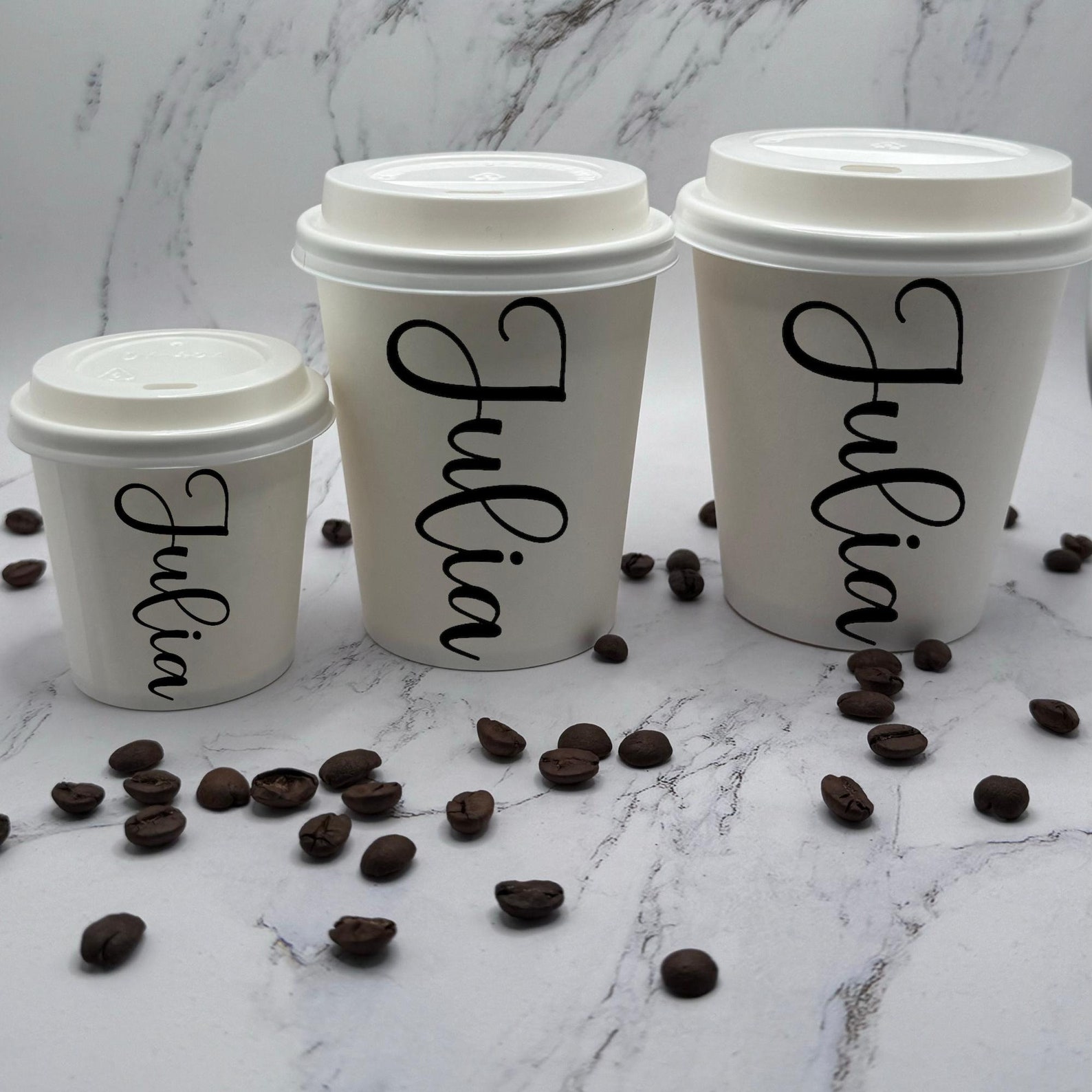 Personalized Disposable Cups - Couple Disposable Beverage Cups - Custom ...