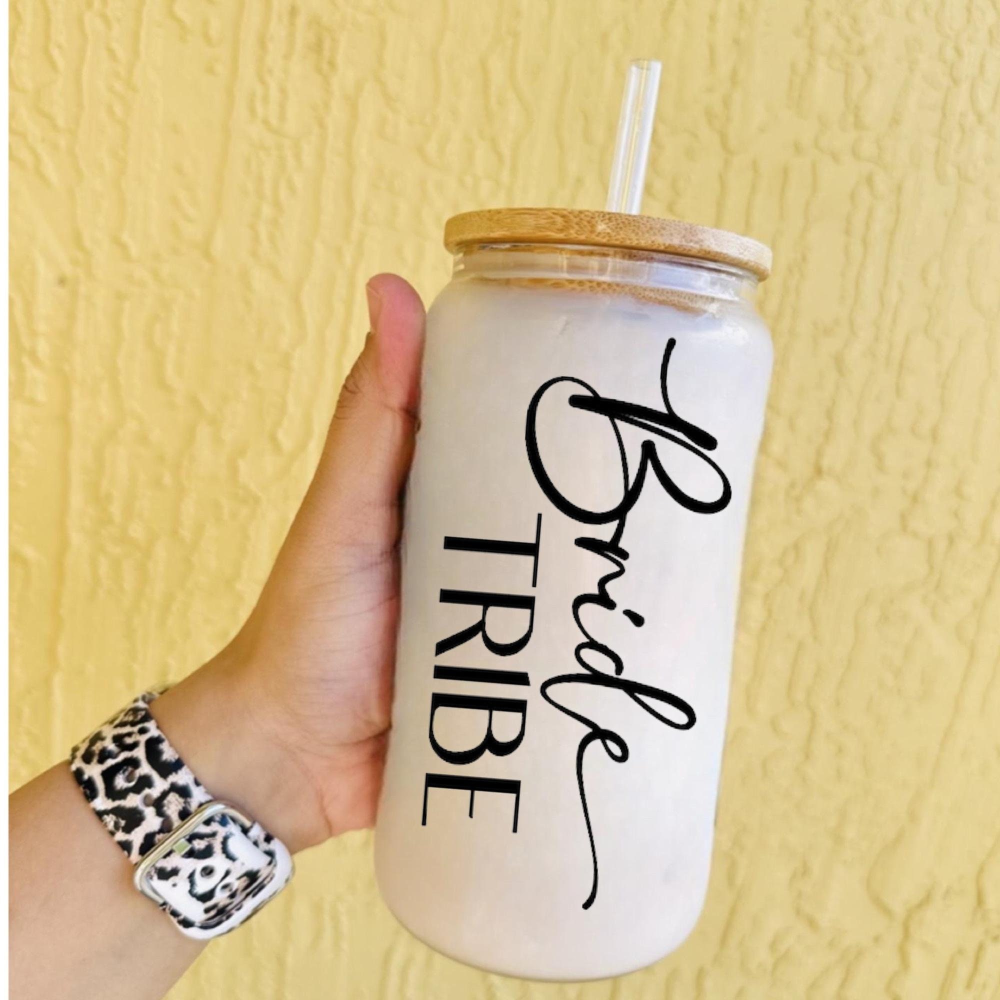 Bride Tribe Glass Bride Tribe Coffee Cup Bride Tribe - Etsy