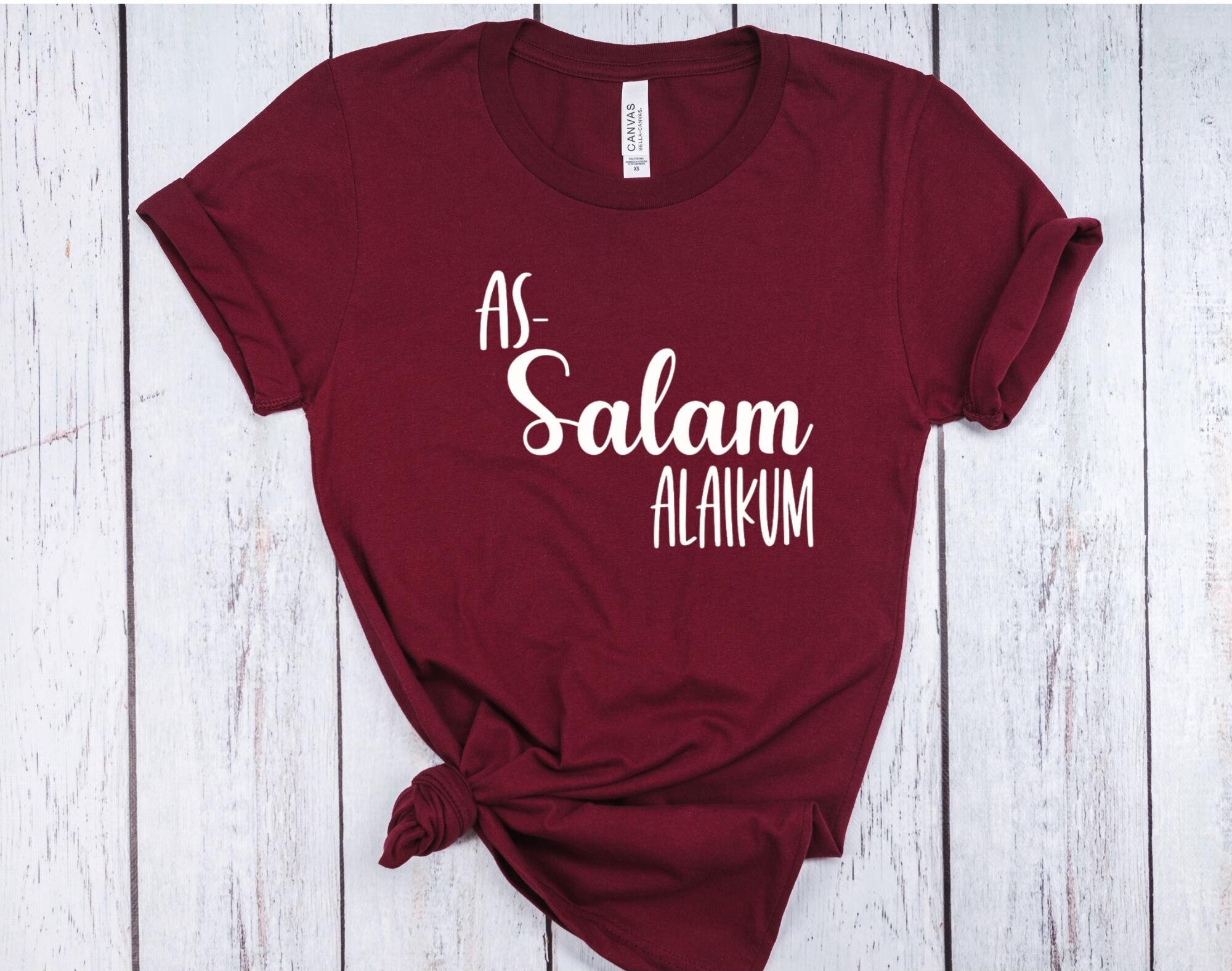 As Salam Alaikum Shirt Islamic Shirts Salam Shirts Muslim Shirts Arabic ...