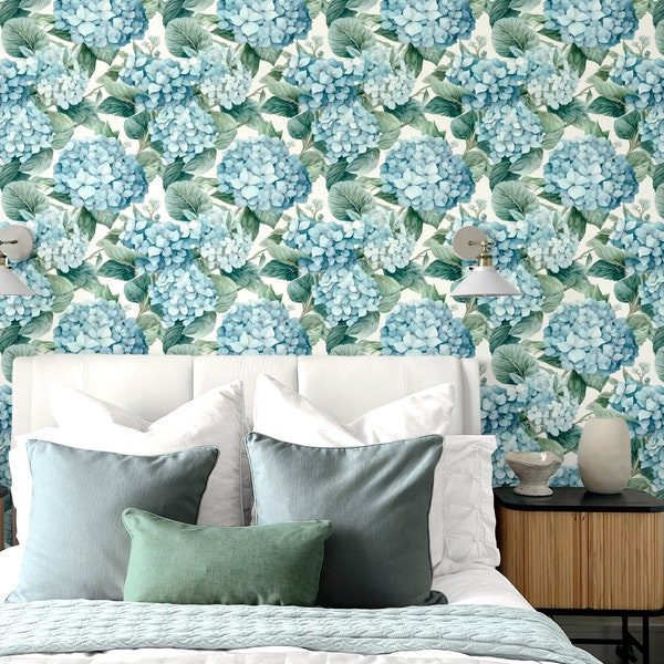 Hydrangea Wallpaper - Etsy