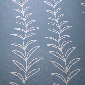 Blue Leaf Peel and Stick Wallpaper, Neutral Textured Wall Covering ...