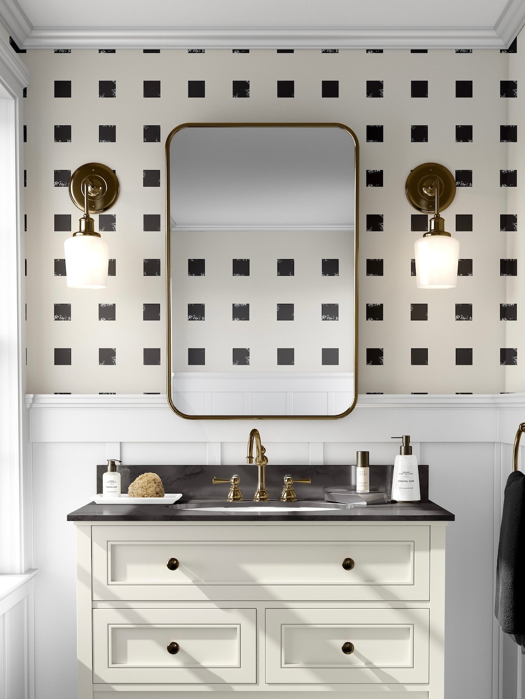 Black and White Wallpaper Peel and Stick Wallpaper Removable Wallpaper ...