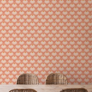 Pink Wallpaper | Boho Wallpaper | Floral Wallpaper | Peel and Stick ...