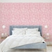 Bright Pink Abstract Stripe Removable Peel and Stick Wallpaper - Etsy